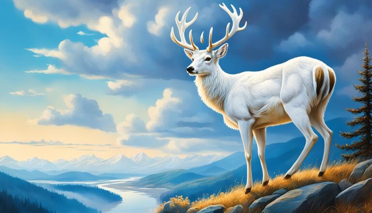 What is the white deer in Chinese mythology?
