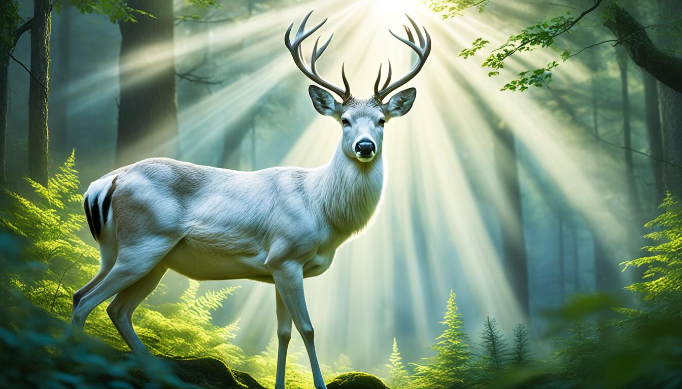 What is the white deer in Chinese mythology?