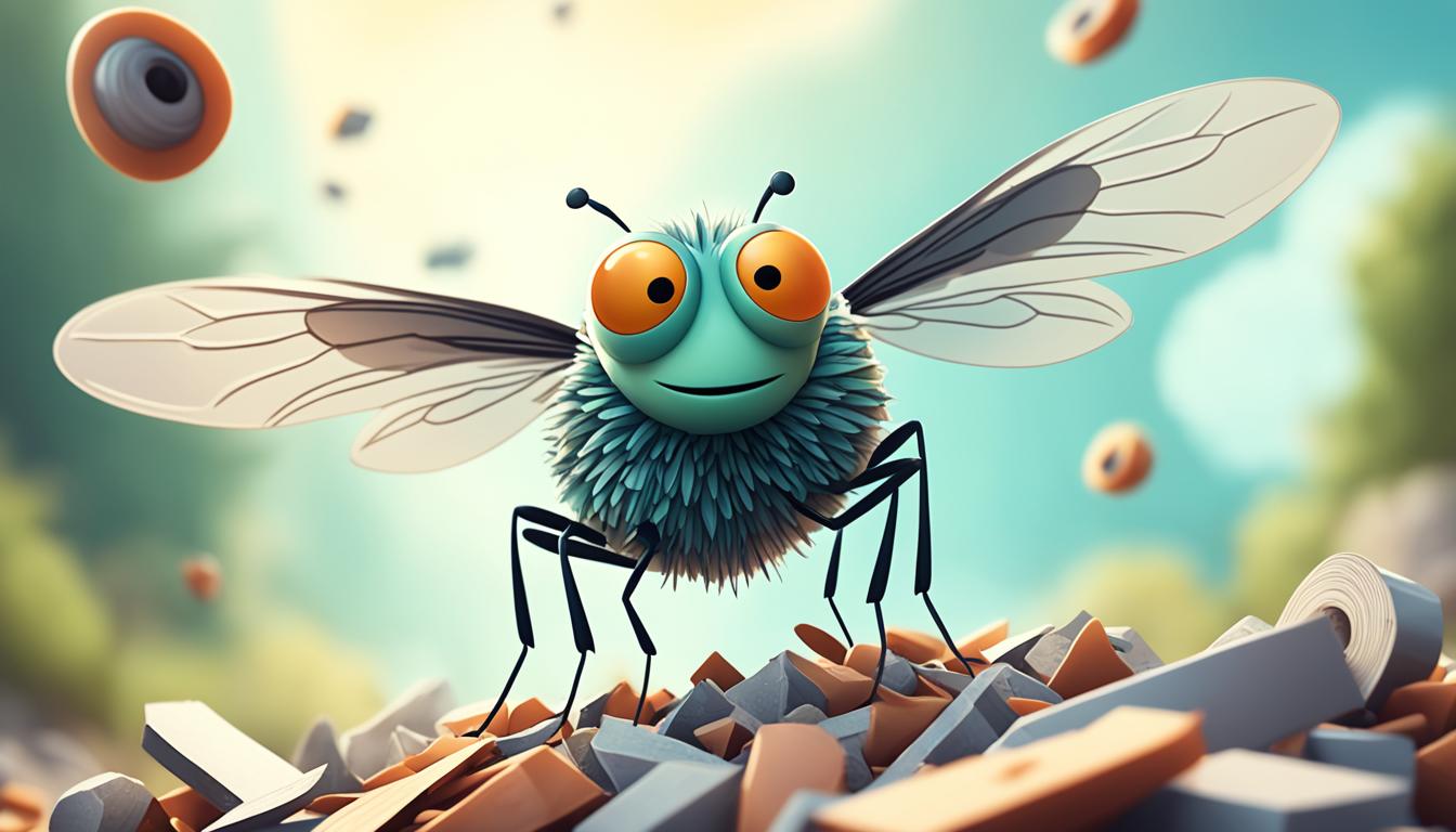 Open your eyes! Flies could be a warning about negativity lurking!